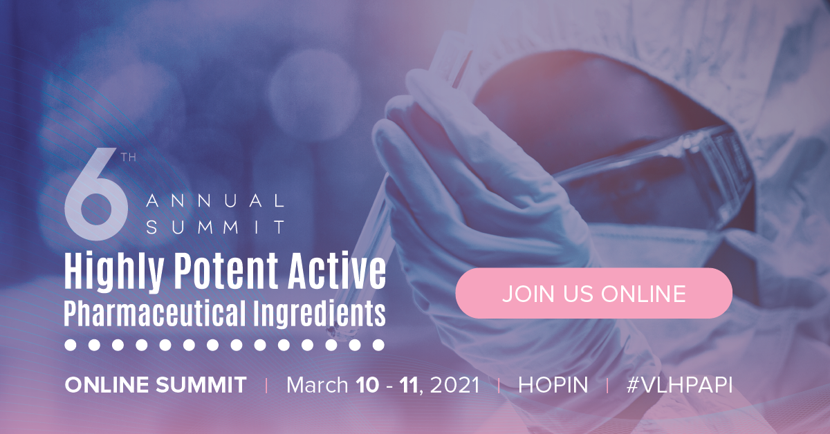 6th Annual Highly Potent Active Pharmaceutical Ingredients Online ...