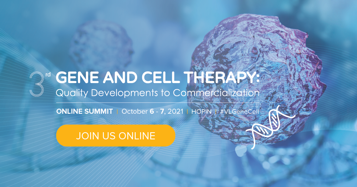 3rd Gene and Cell Therapy: Quality Developments to Commercialization Online Summit | Vonlanthen
